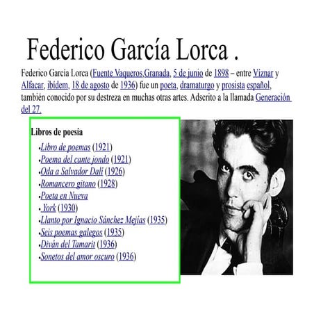 Federico garcia lorca | DOC