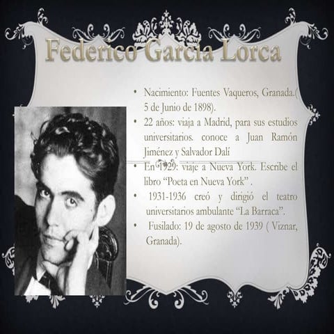Federico garcia lorca | PPTX