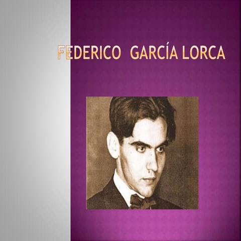 Federico garcia lorca | PPTX