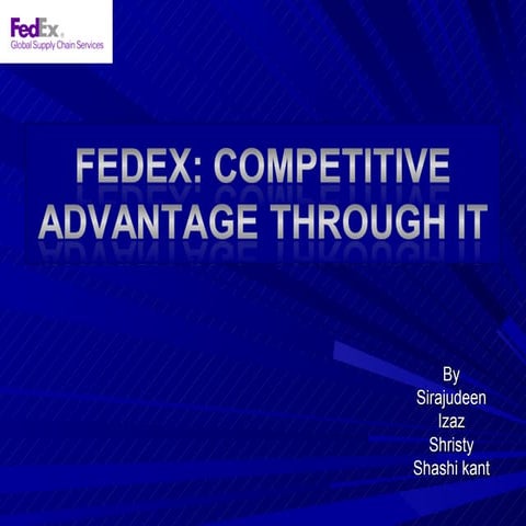 FedEx Brand presentation | PPTX