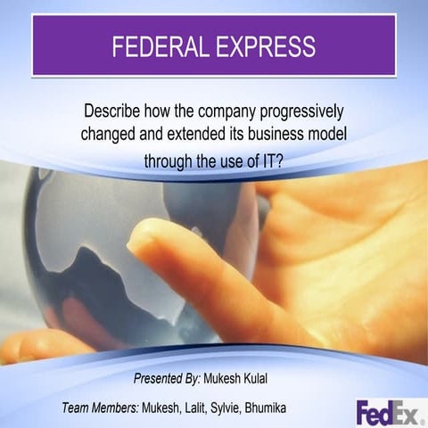 Fedex Strategy | PPT