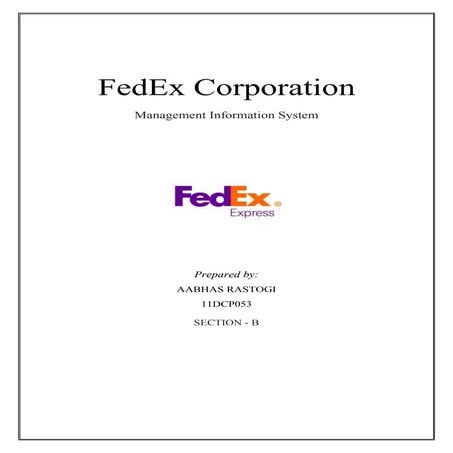 Fedex corporation (MIS) | DOCX