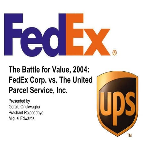 FedEx UPS Presentation | PPT