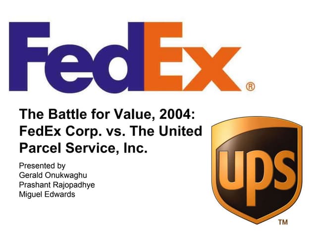FedEx Supply Chain Management | PPTX
