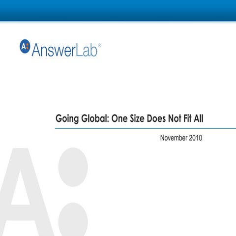 Going Global: Tips for Successful International Insights | PPT