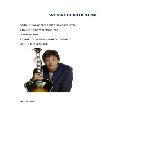 My favourite Song | DOC