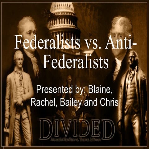 Feds vs. antifeds | PPT