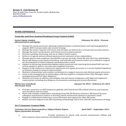 JC Carmona CV | DOC