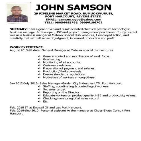 JOHN SAMSON | PDF