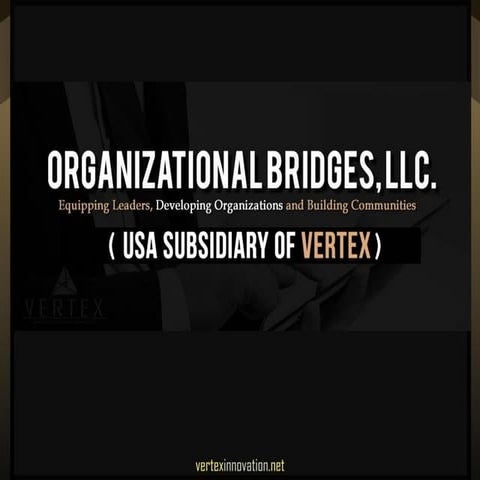 VERTEX ORGANIZATIONAL BRIDGES LLC POWERPOINT OVERVIEW- JB.pptx CAFLMO | PDF