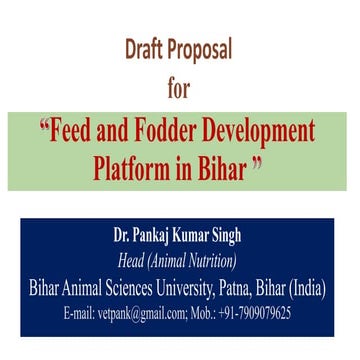 Feed and Fodder development Plan DPR.pptx