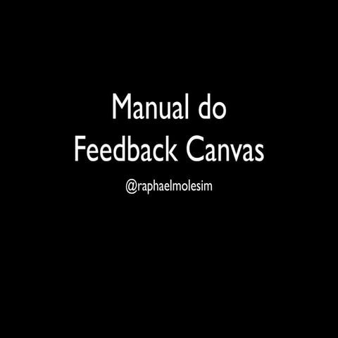 Manual do Feedback Canvas | PDF