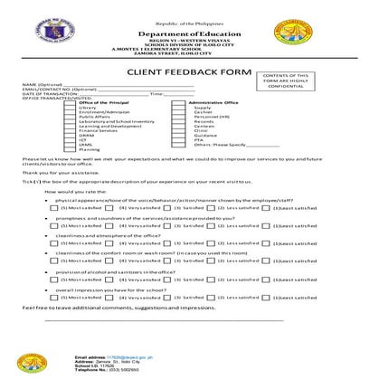feedback-form-School.docx | Business and Finance
