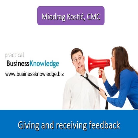 Giving and receiving feedback | PPTX