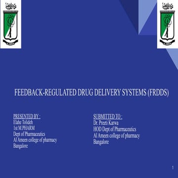 FEEDBACK-REGULATED DRUG DELIVERY SYSTEMS (2).pptx