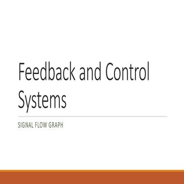 Feedback and Control Systems | PDF
