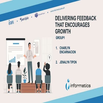 DELIVERING FEEDBACK THAT ENCOURAGES GROWTH | PPTX
