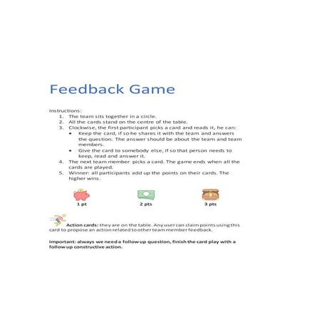 Feedback Game | PDF