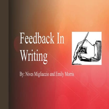 Feedback Group Discussion | PPT