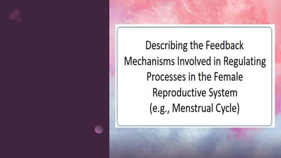 feedback mechanism.pptx | Hormonal Disorders | Endocrine and Metabolic ...