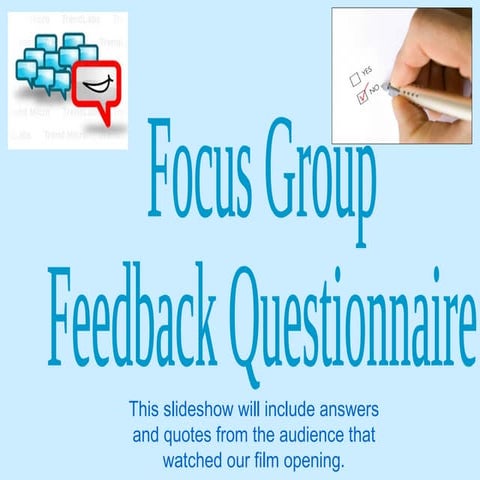 Feedback questionnaire | PPT