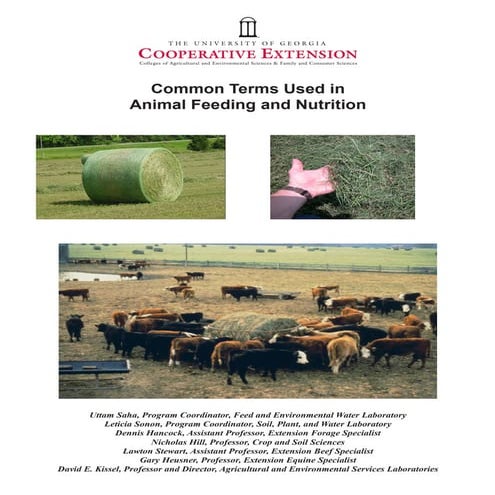 Animal Feeding and Nutrition | PDF