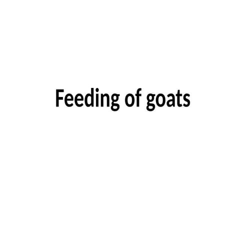 Feeding of goat in the intensive ppt.pptx