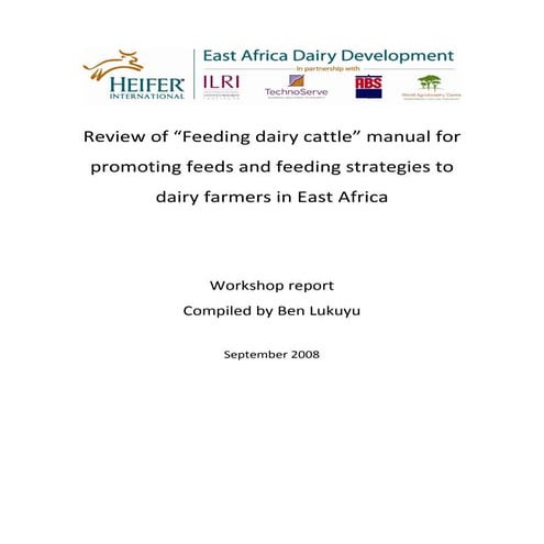 Feed Manual Review Workshop Report | PDF