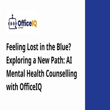 Feeling Lost in the Blue? Exploring a New Path: AI Mental Health ...