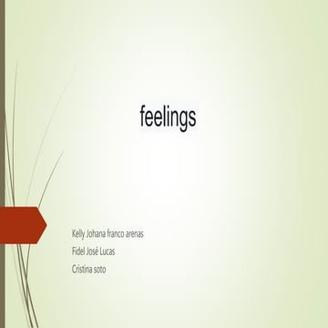 Feelings | PPTX