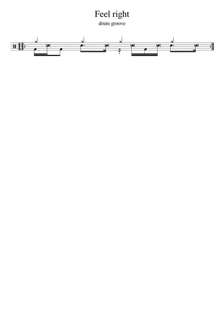 Side To Side drum score | PDF