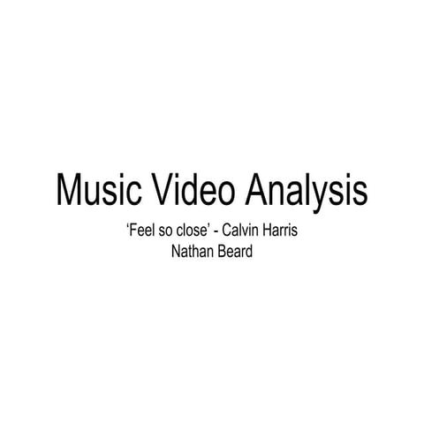 Video analysis | PPT