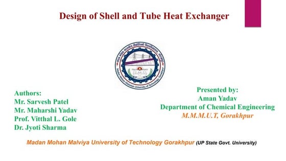 Presentation on Heat exchnager with HTRi | PDF