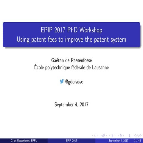 Using patent fees to improve the patent system | PDF | Business ...