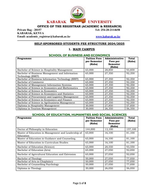 Kabale University Academic Prog Brochure | PDF