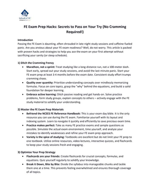 Last-Minute PTE Core Practice Tips To Achieve Your Target Score | PDF