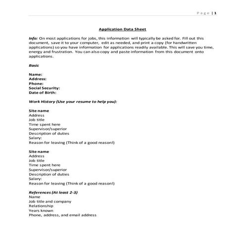 Application Data Sheet | DOCX