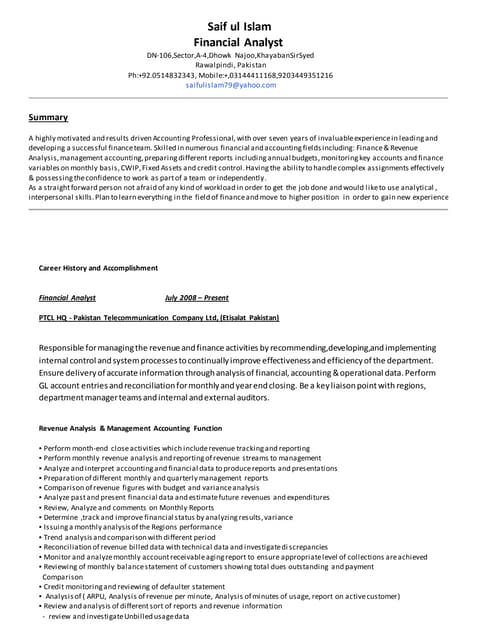 John Resume New Format | PDF | Financial Industry | Industries