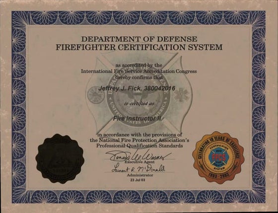 State Firefighter II Certification | PDF