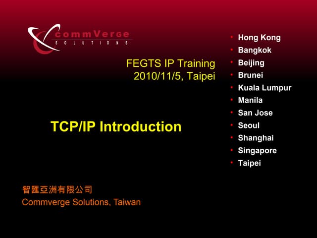 Tcp Ip Basics