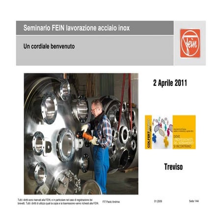 Seminario FEIN - Colfertexpo 2011 | PDF | Woodworking | Arts and Crafts