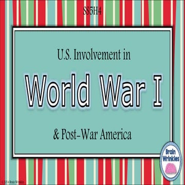 World War I and PostWar America powerpoint.pptx