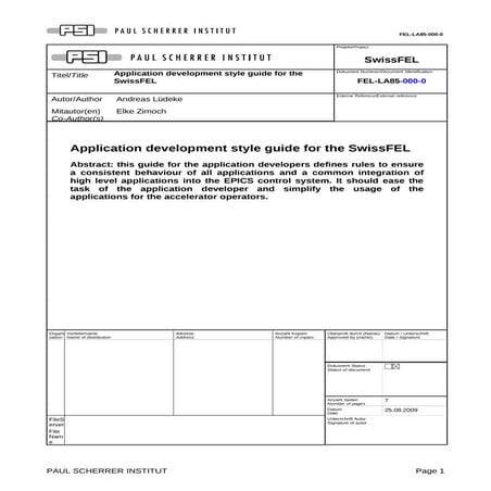 Sample GUI Style Guide | PDF