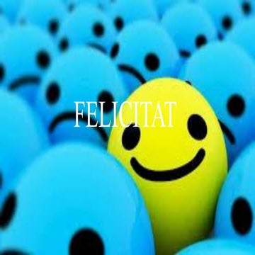 FELICITAT. presentació sobre sentiments relacionats | PDF