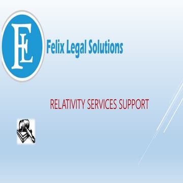 Felix relativity service support | PPSX