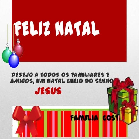 Feliz Natal | PPTX