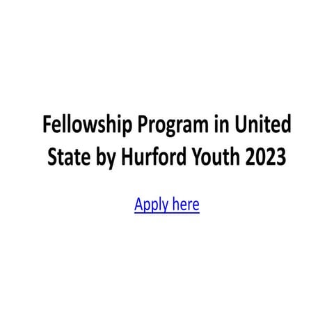 Fellowship Program in United State by Hurford Youth 2023.pptx