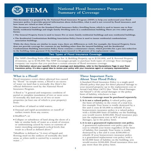 Fema | PDF | Home Insurance | Insurance