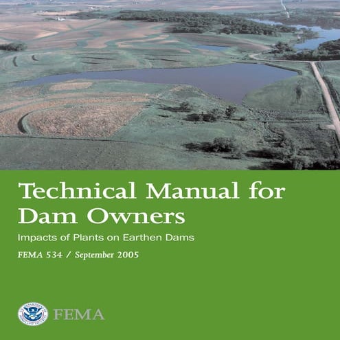 FEMA dam tech manual | PDF | Gardening | Home & Garden