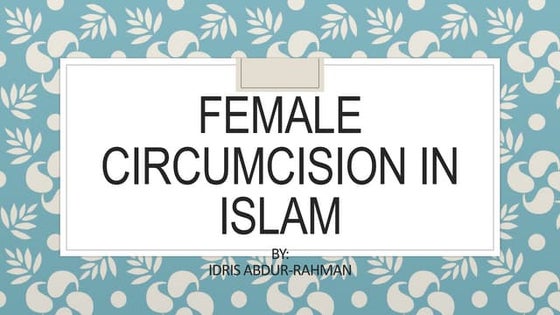 Circumcision, nov 2013 (2) | PPT